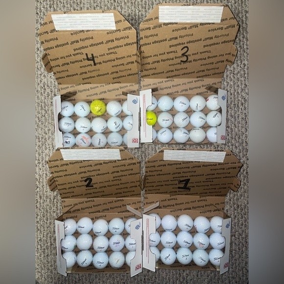 Games | Prepackaged Boxes Of Golf Balls Read Description | Poshmark